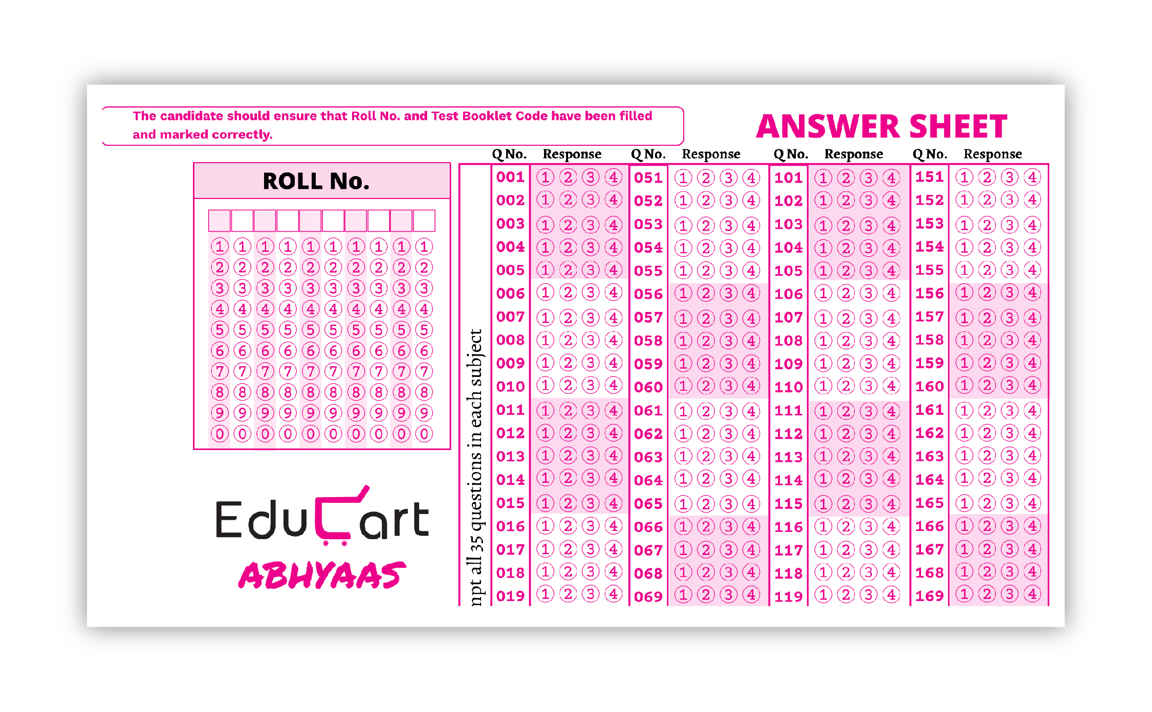 Educart NEET Abhyaas Mock Papers 2024 Booklets (Full Syllabus Mocks)